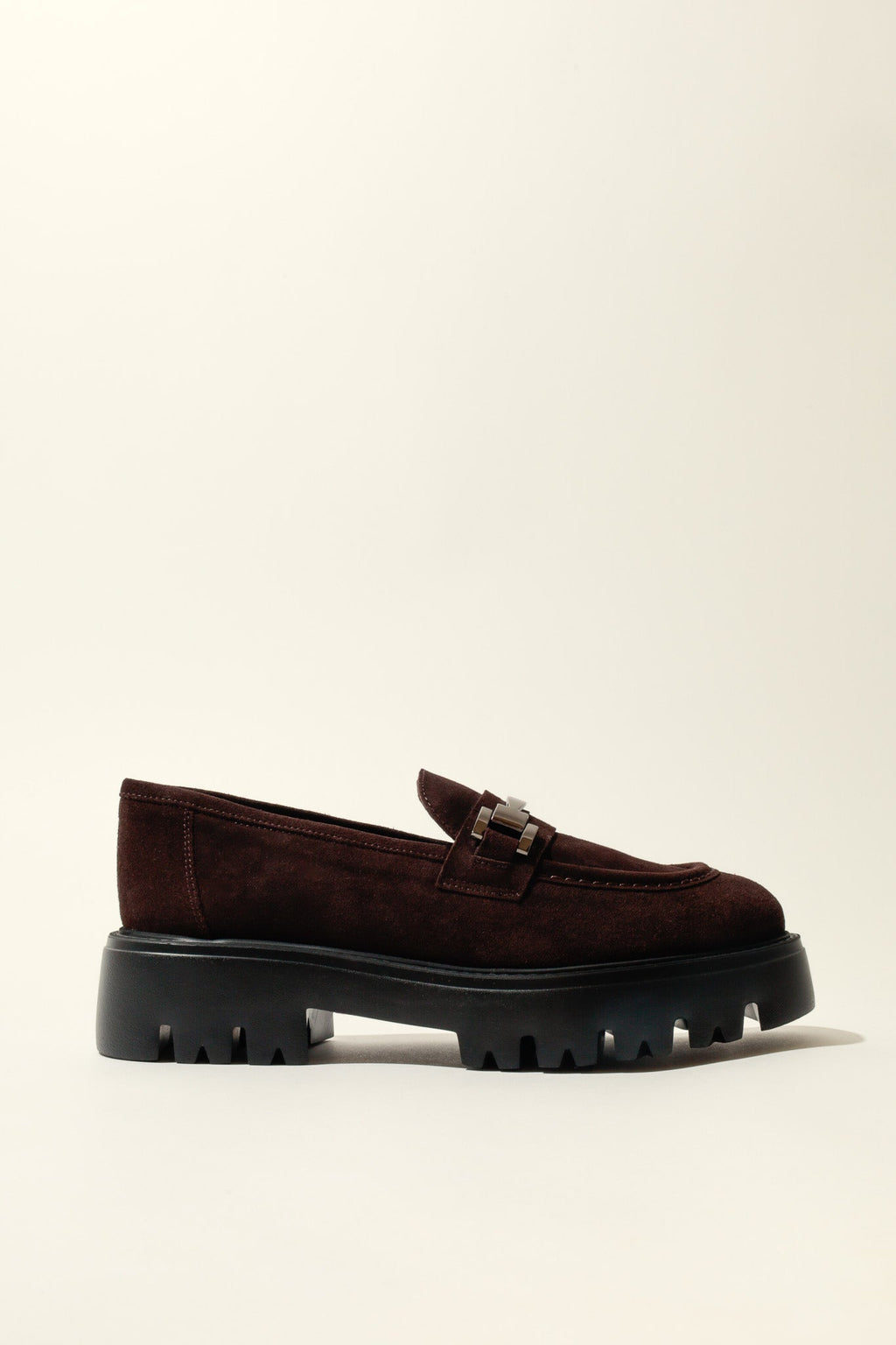 AINOHA CHOCOLATE – Suede Loafers with Horsebit and Extra-Light Sole ...